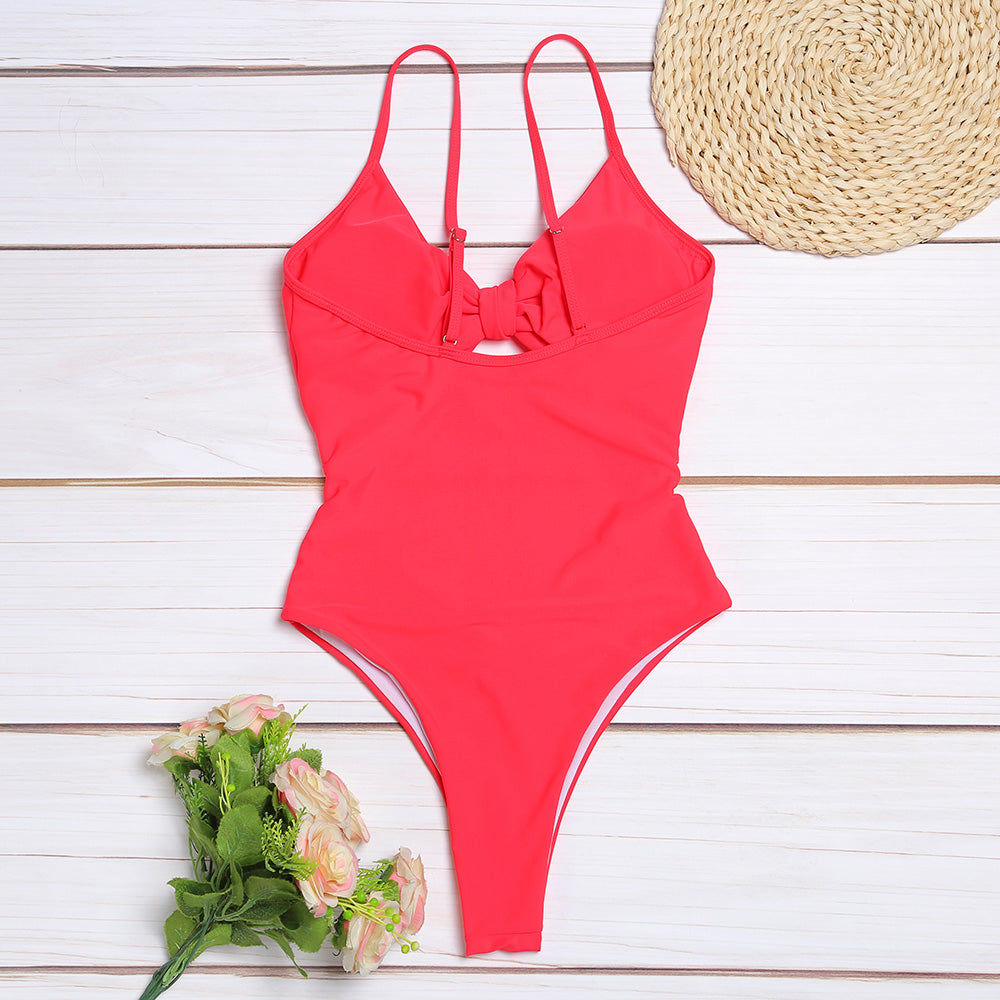Monokini with bow in 3 different colors – Selkie Swimwear
