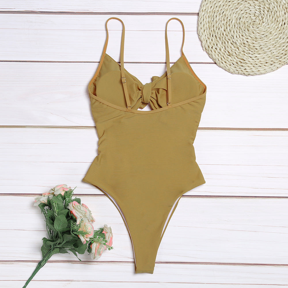 Monokini with bow in 3 different colors – Selkie Swimwear