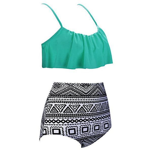 High waist mini tankini in 15 colors – Selkie Swimwear